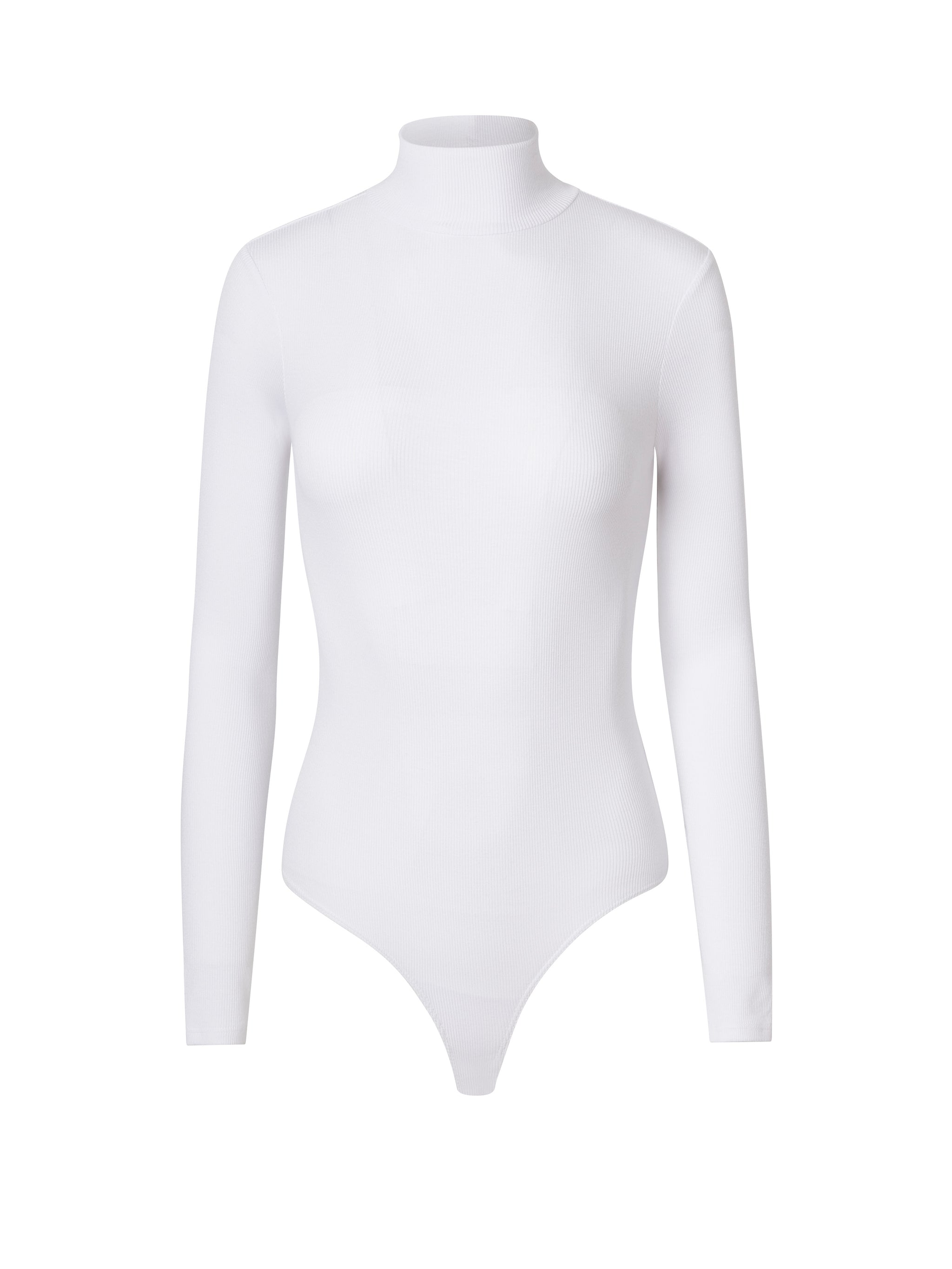 ORLEE / TURTLENECK BODYSUIT / WHITE / CLYQUE