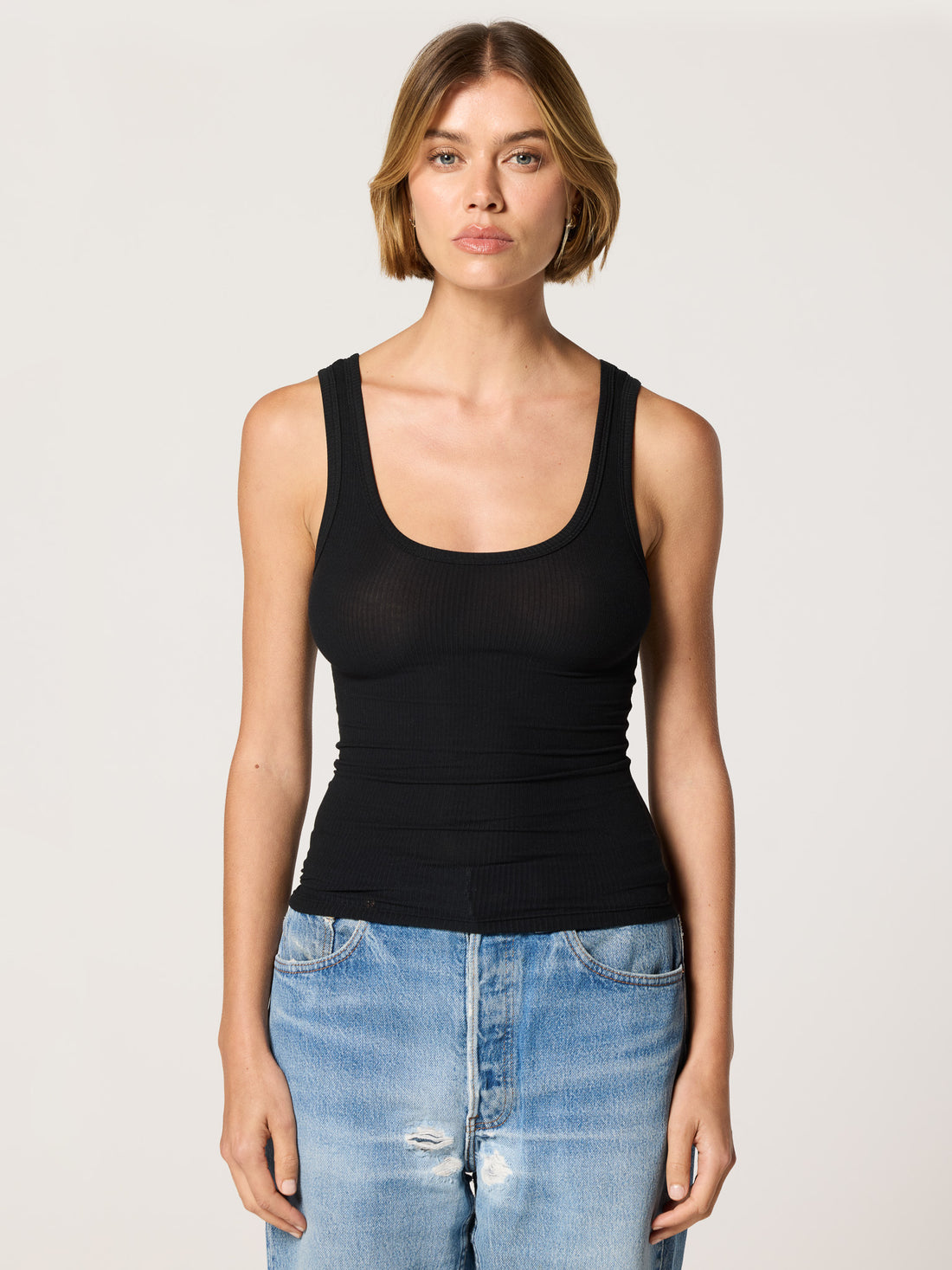 PAIGE TANK / BLACK / CLYQUE