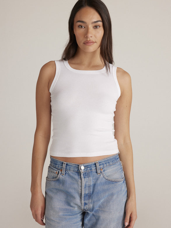 VICTORIA TANK / WHITE / CLYQUE